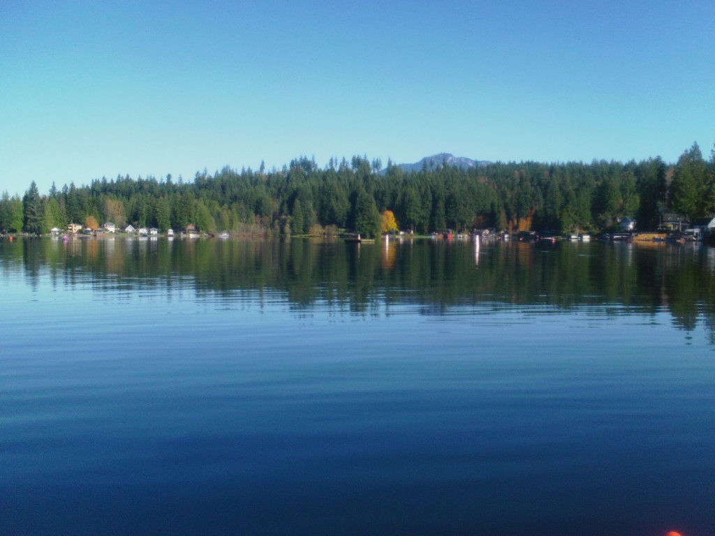 Lake Roesiger: Like paddling on both a “river” and lakes in one, single ...